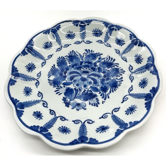 royal delft | Art | Royal Delft Blue Handpainted Plate 967 Collectible ...